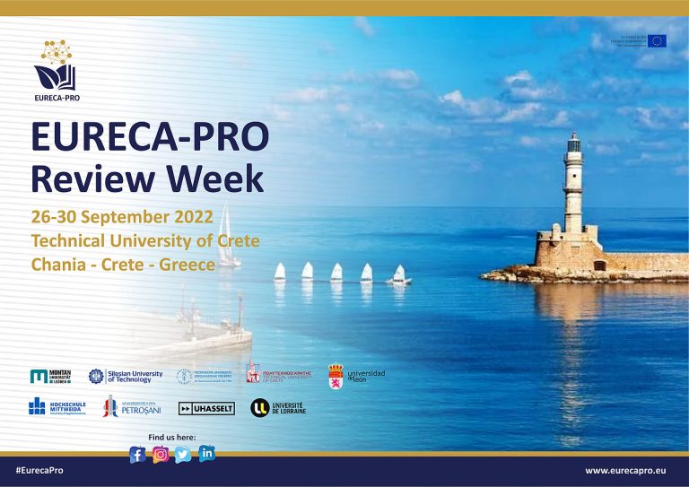 EURECA-PRO Review Week at the Technical University of Crete - EURECA-PRO
