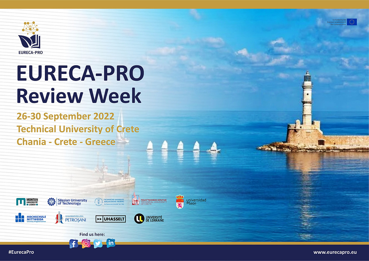 EURECA-PRO Review Week at the Technical University of Crete - EURECA-PRO