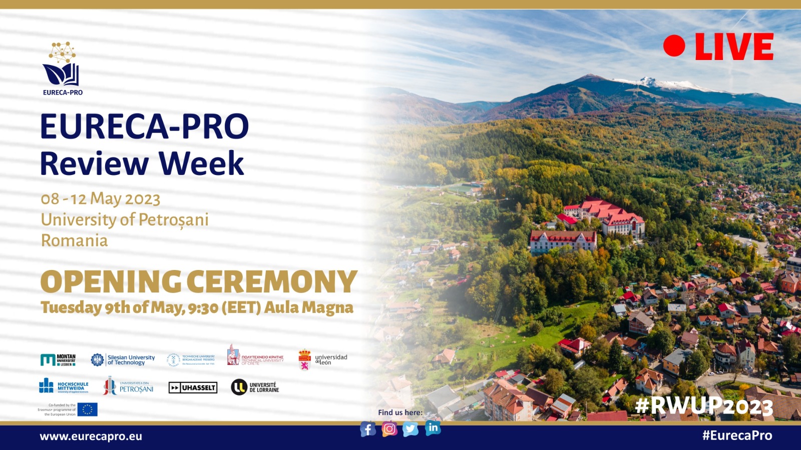 Review Week @ the University of Petroșani - EURECA-PRO